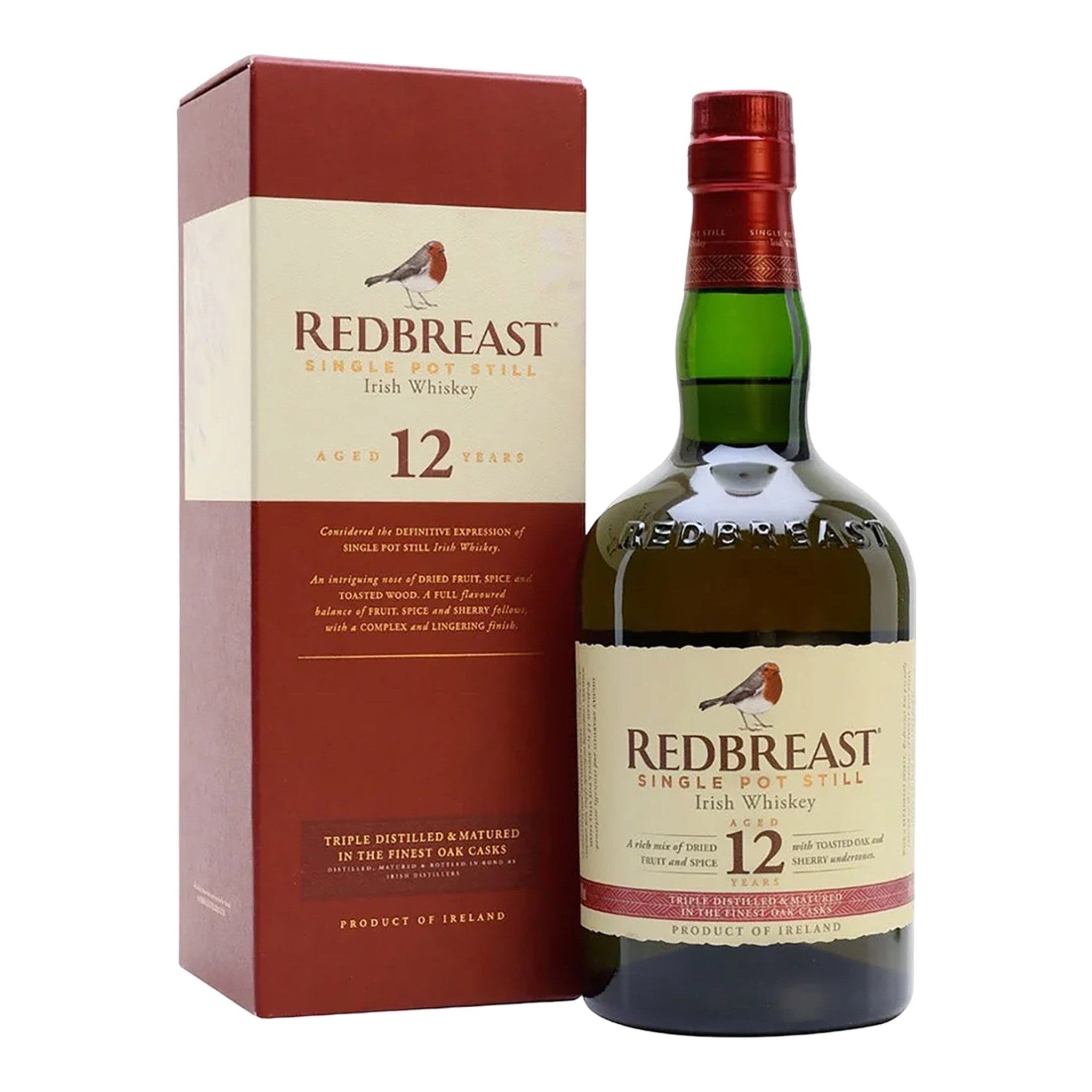 Redbreast 12 Year Old Pot Still Irish Whiskey (700ml) – Wolfman Purveyors